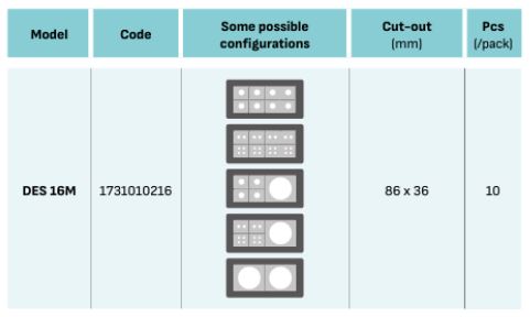 DES 16M Splittable frame